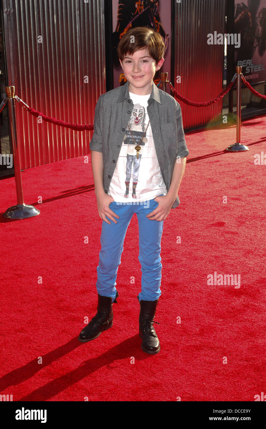 Mason Cook Los Angeles premiere of "Real Steel" held at Universal City ...