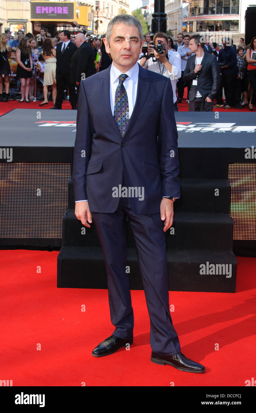 Rowan Atkinson Johnny English Reborn - UK film premiere held at the ...