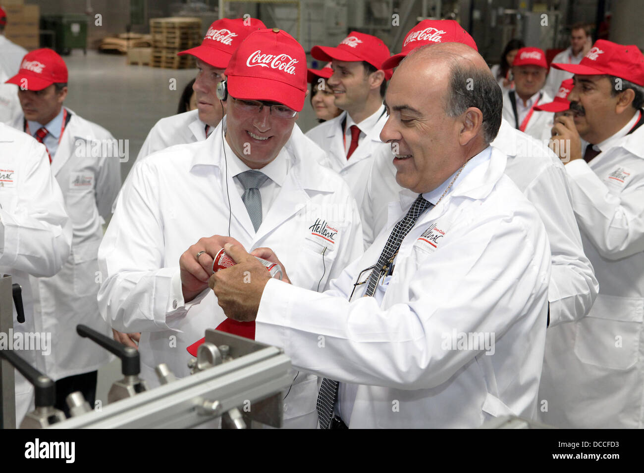 The Coca Cola Company CEO Muhtar Kent Coca-Cola opens its new plant in ...
