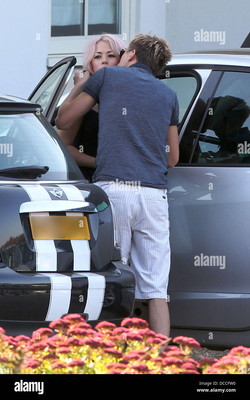 Amelia Lily with her family 'X Factor' finalists arriving at their ...