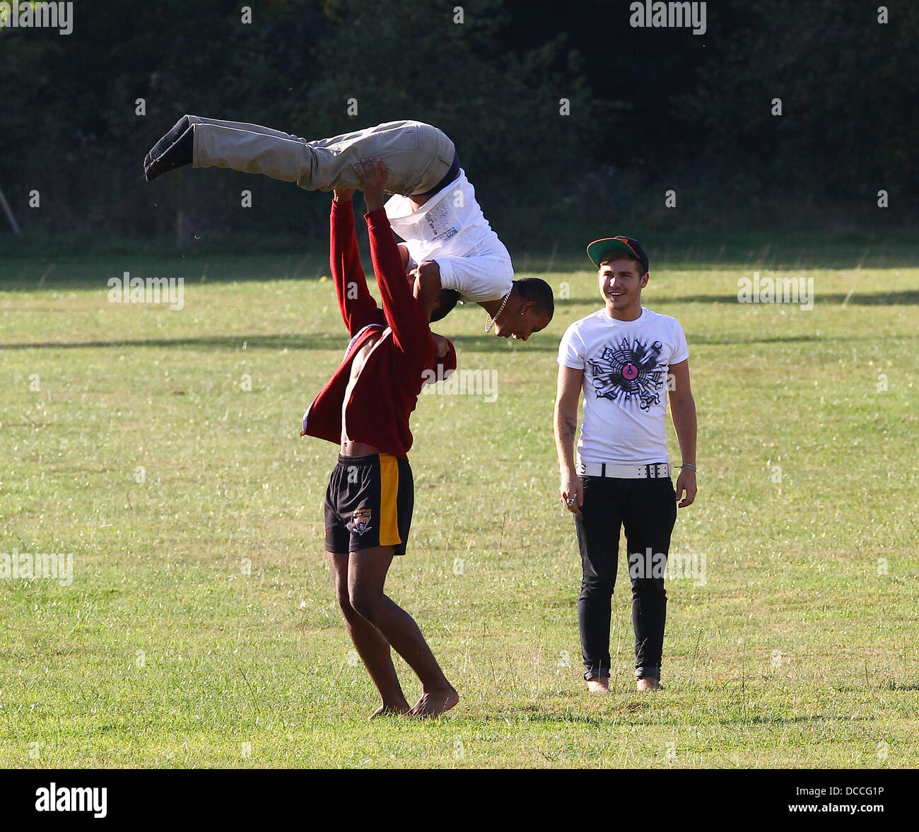 Richard Milford, Jordan Higo and Stefan Romer of Nu Vibe 'X Factor ...