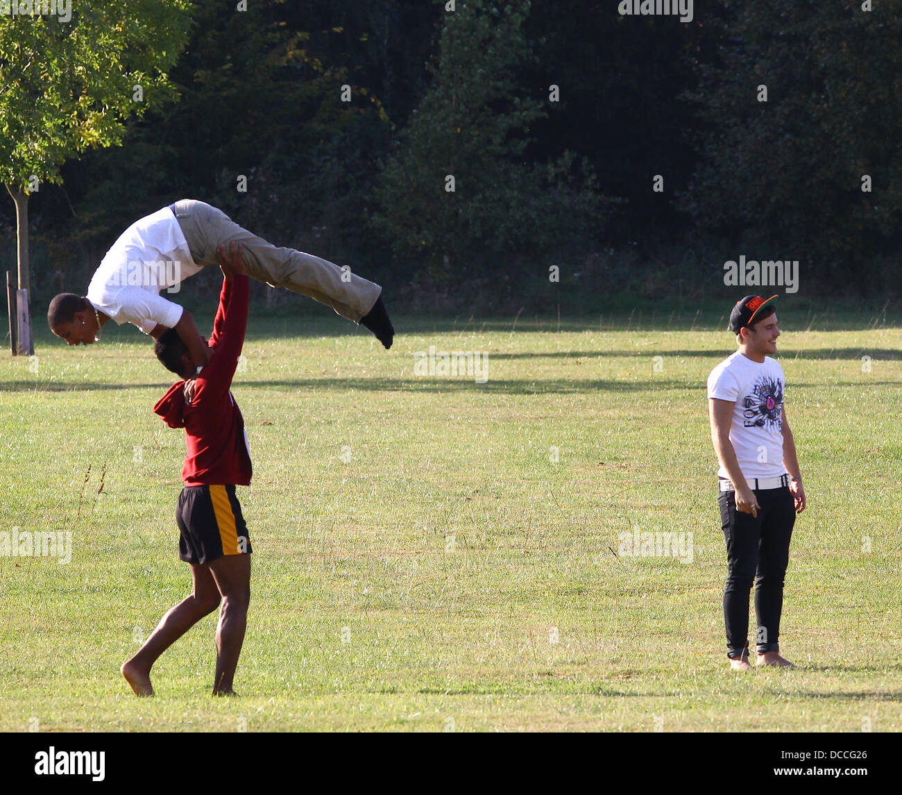 Richard Milford, Jordan Higo and Stefan Romer of Nu Vibe 'X Factor ...