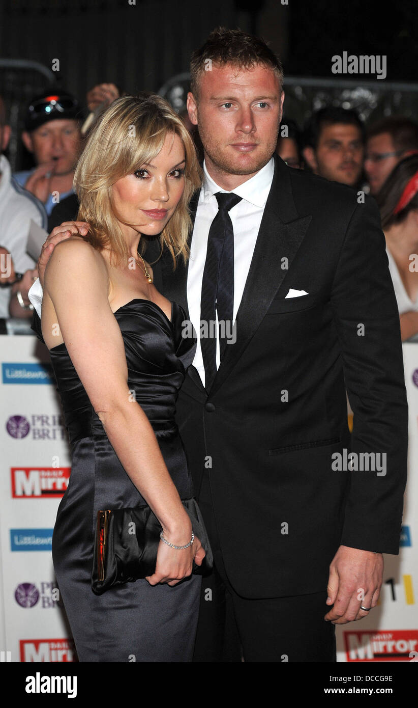 Andrew Flintoff and his wife Rachel 2011 Pride of Britain Awards held ...