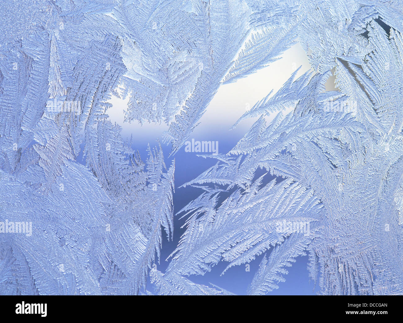 Hoar-frosted window un close-up. Byske, Västerbotten, Sweden Stock ...