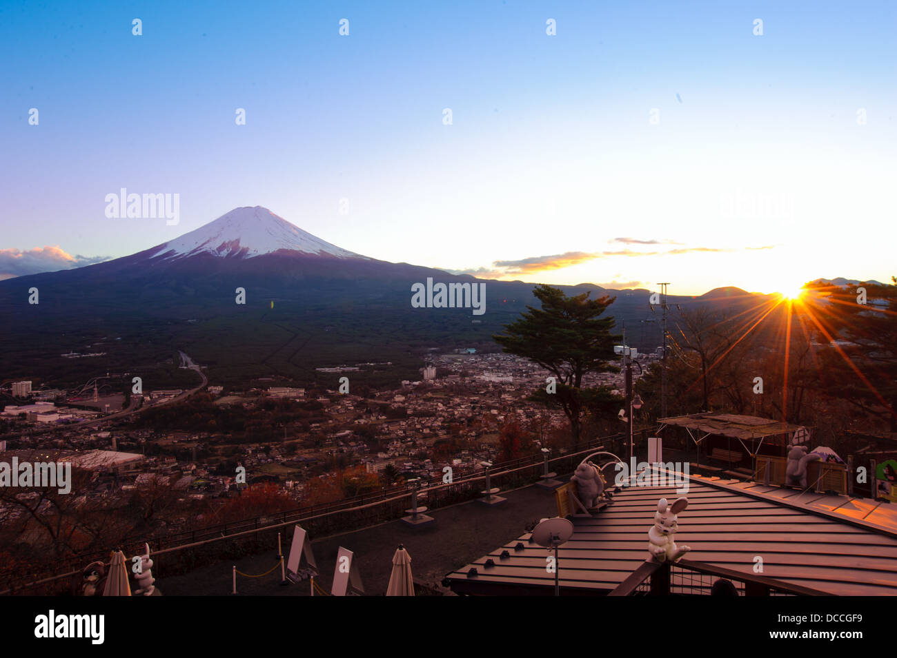 Top view of Fuji mountain Stock Photo - Alamy