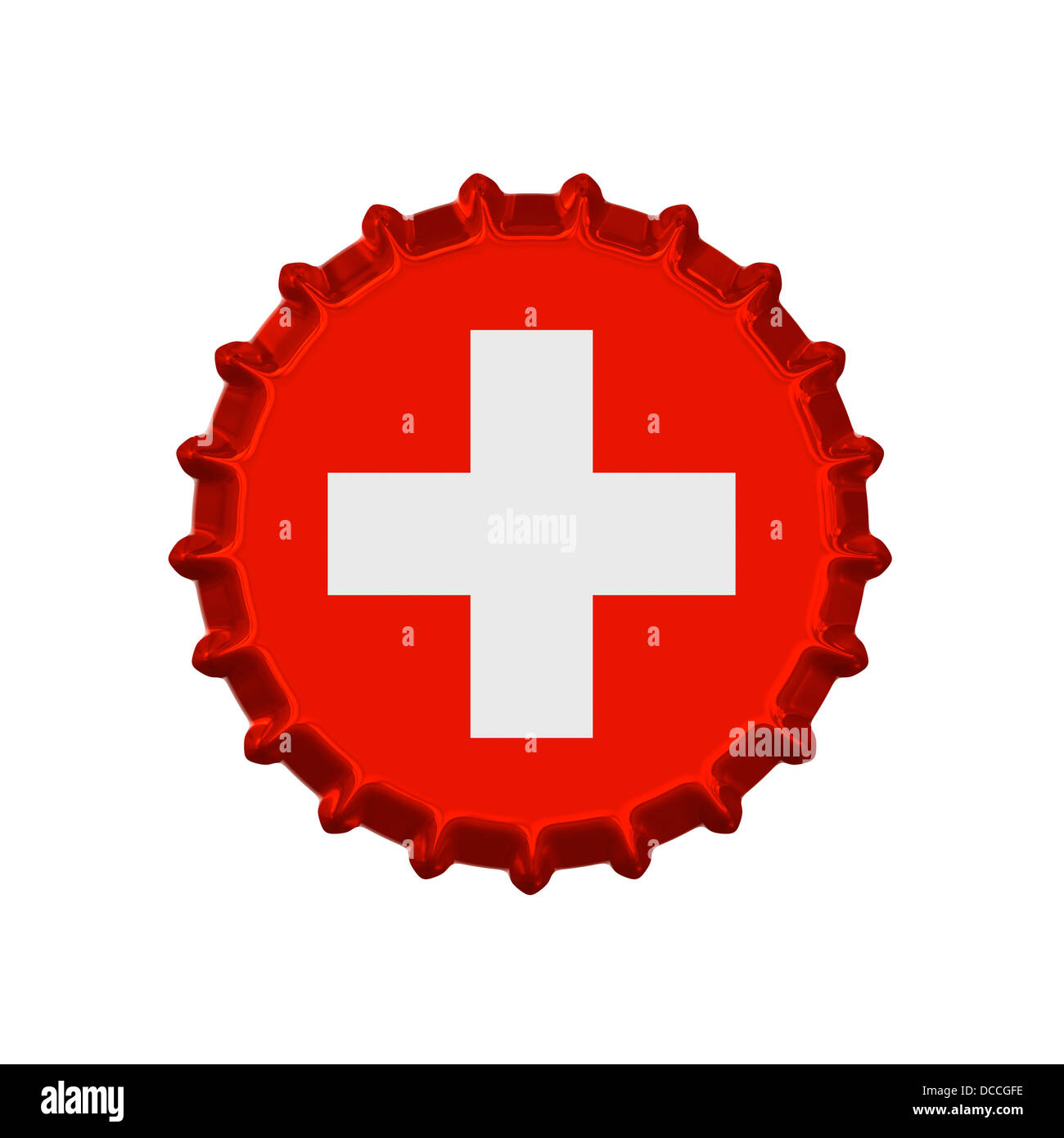 Red and white flag with the iron cross hi-res stock photography and ...