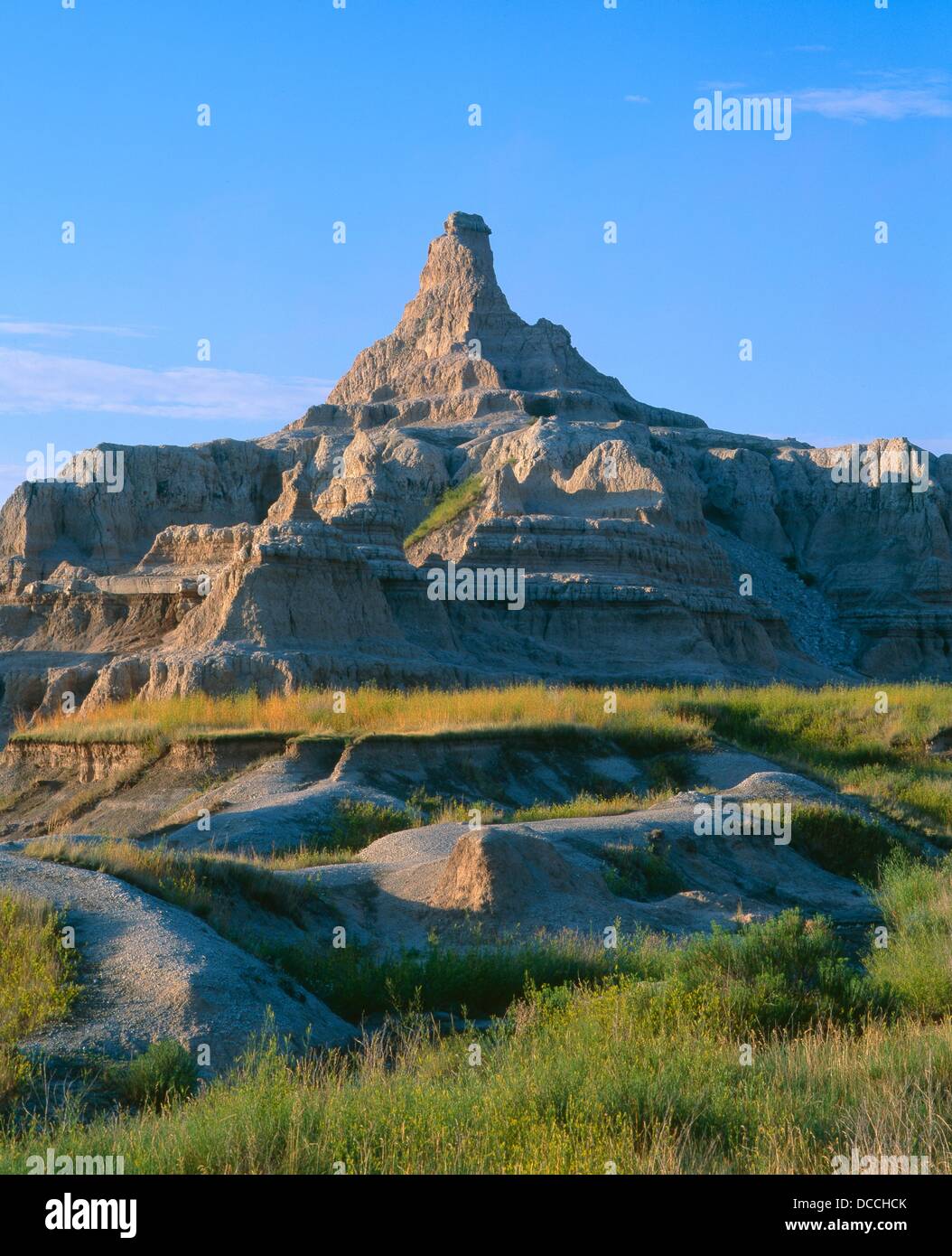 Badlands National Park rock formations, South Dakota, USA Stock Photo ...