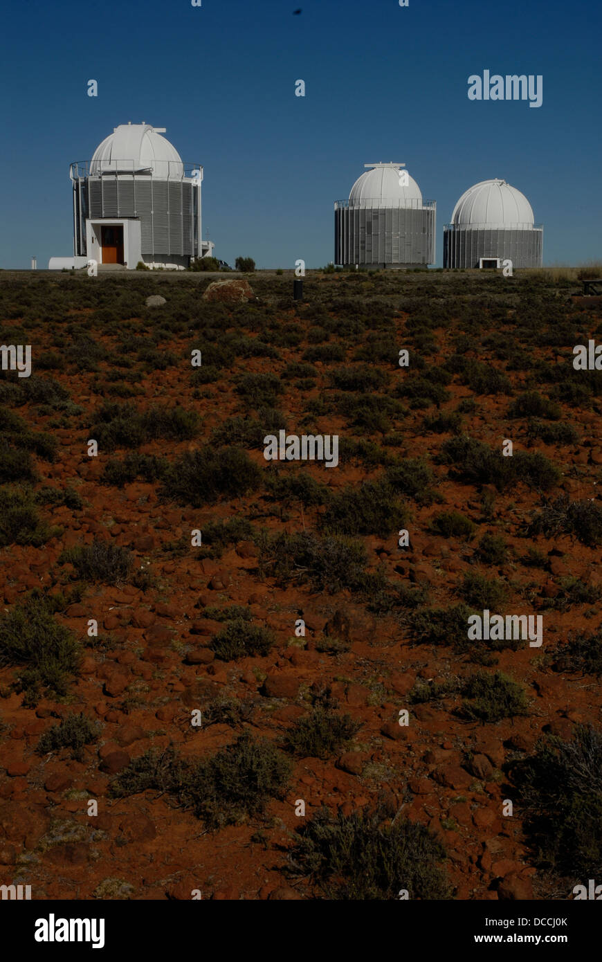 South Africa. 2008.Sutherland in the Karoo. The SAAO's observatory near ...