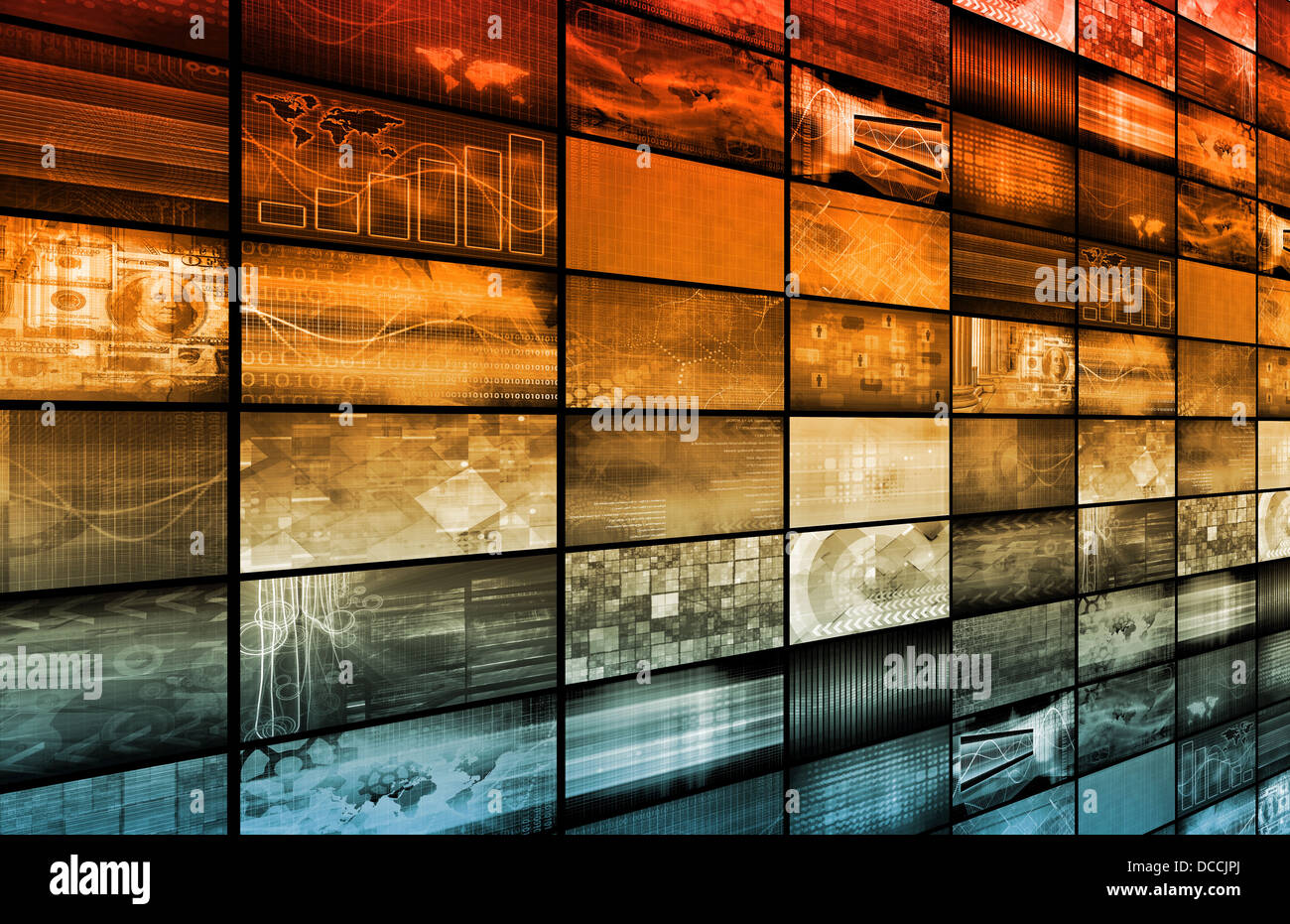 Multimedia Technology Background as a Art Concept Stock Photo - Alamy