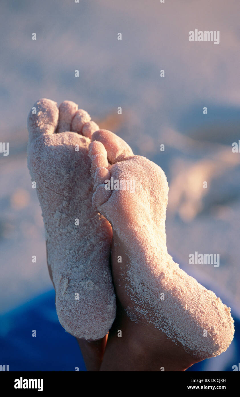 One woman summer feet sole hi-res stock photography and images - Alamy