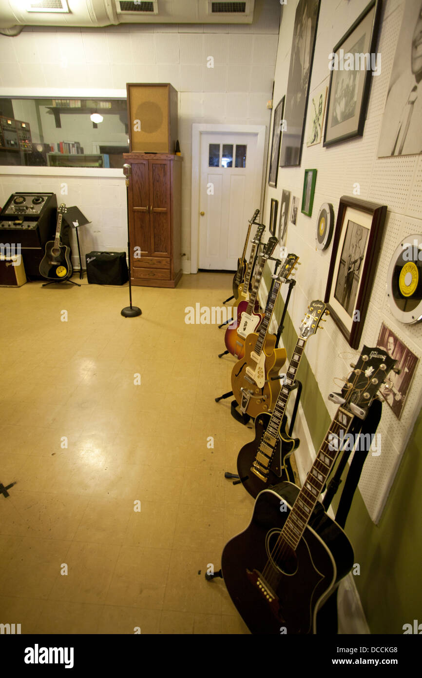 Interior of Sun Studios in Memphis Tennessee USA Stock Photo - Alamy