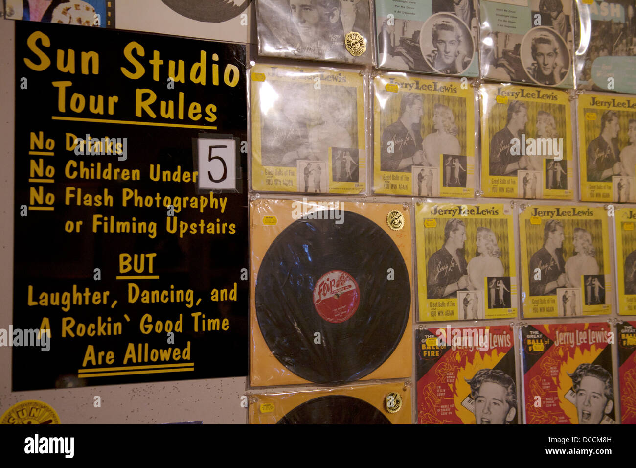 Interior of Sun Studios in Memphis Tennessee USA Stock Photo - Alamy