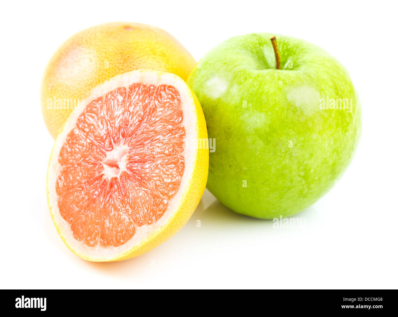 Fresh red apple grapefruit Cut Out Stock Images & Pictures - Alamy