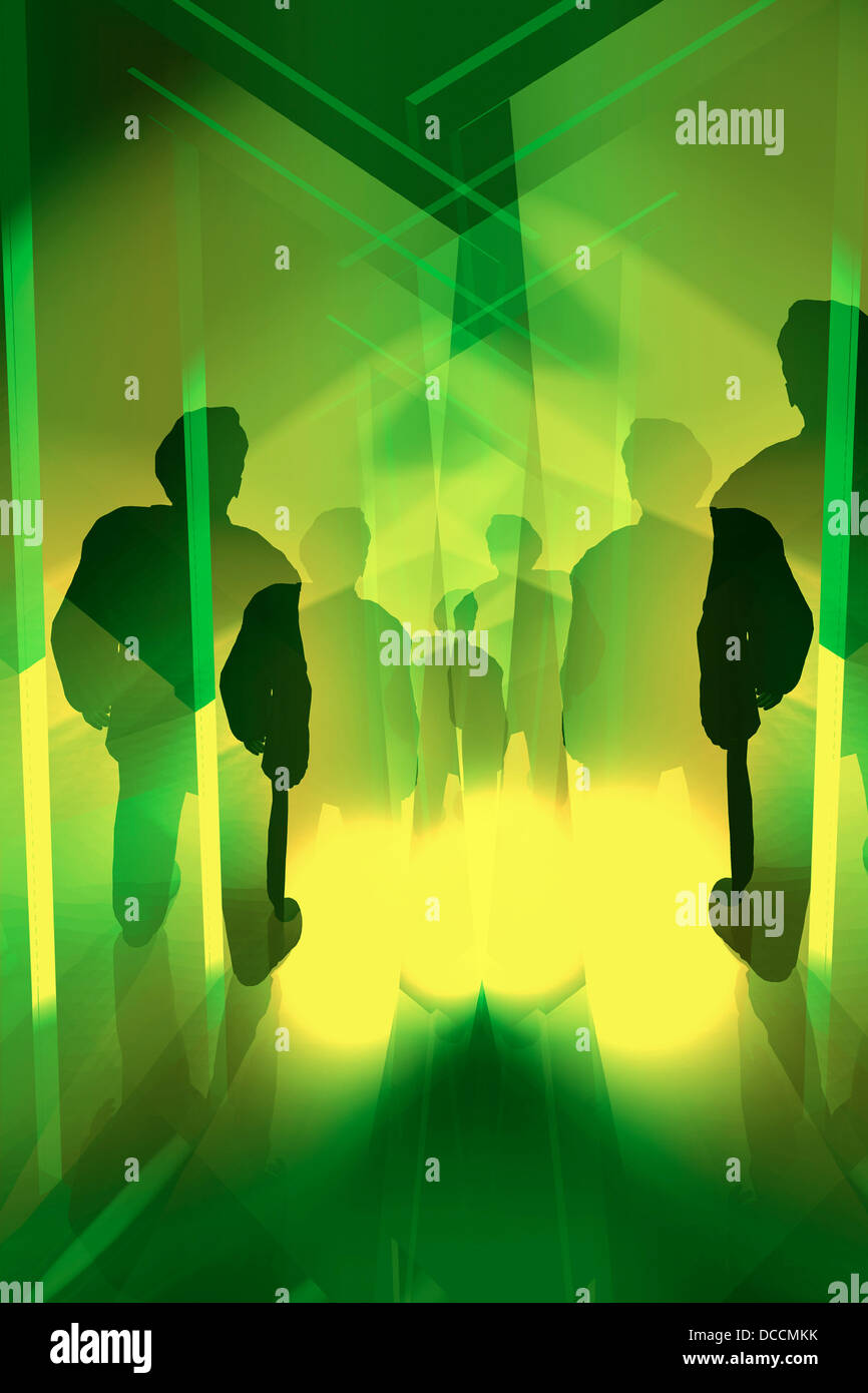 Man at doorway Stock Photo - Alamy