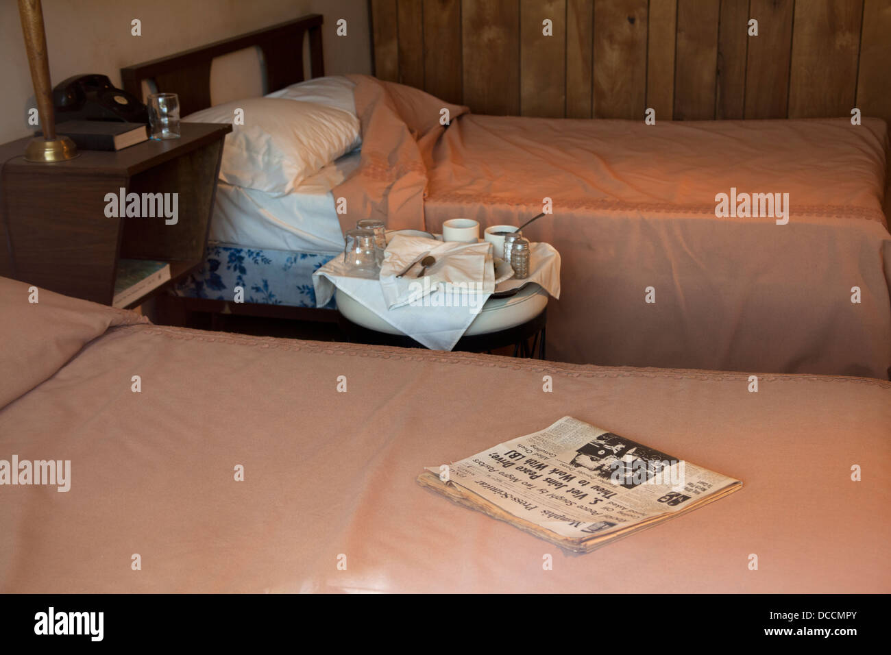 Martin Luther King's room 306 at the Lorraine Motel where he was ...