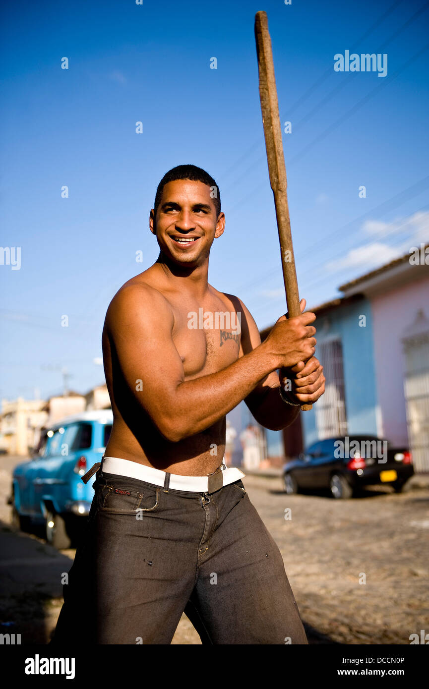 Street baseball trinidad cuba hi-res stock photography and images - Alamy