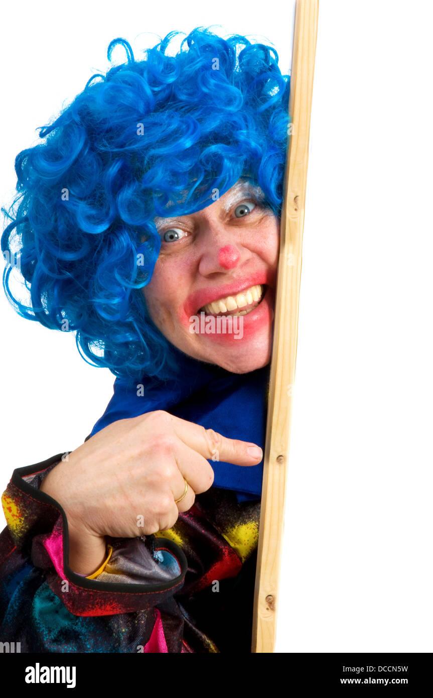Pointing clown hi-res stock photography and images - Alamy