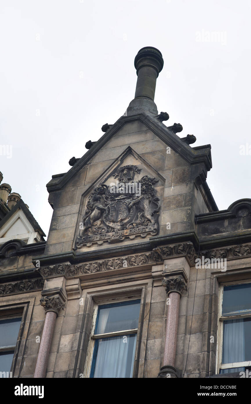 Inverness building detail within High Street next to the Caledonian ...