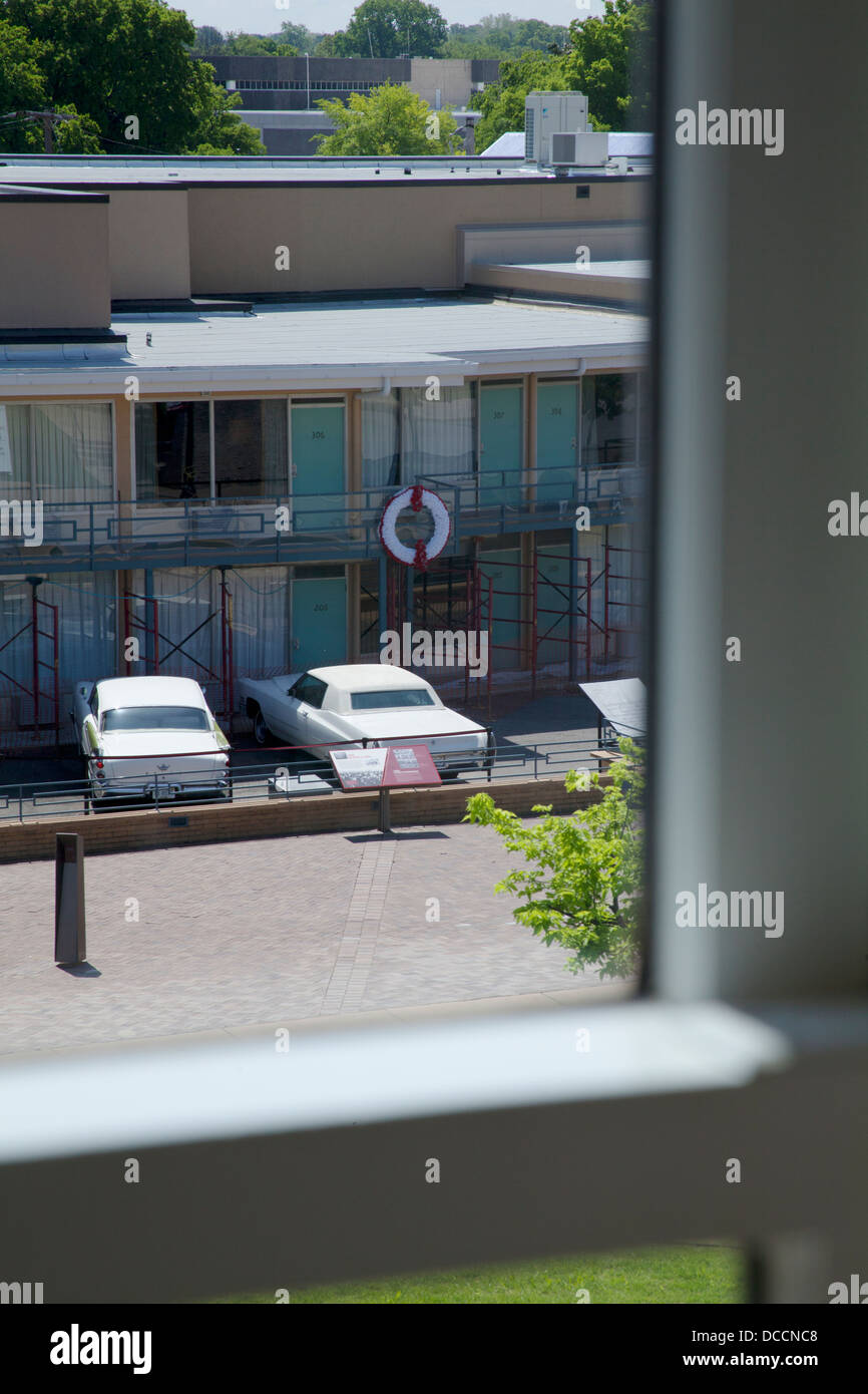The Lorraine Motel in Memphis Tennessee where Martin Luther King was ...