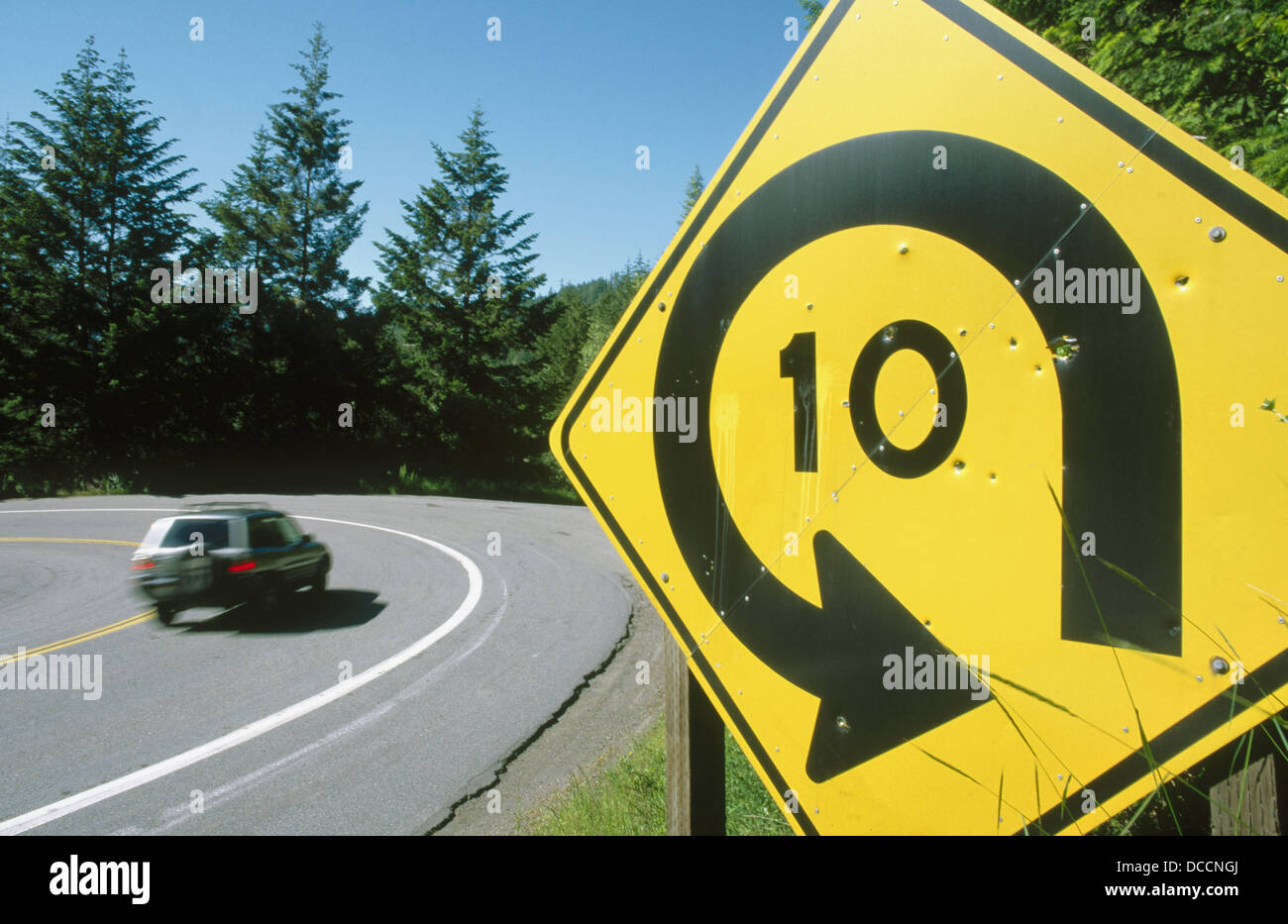 Sharp Curve Ahead Stock Photos & Sharp Curve Ahead Stock Images - Alamy