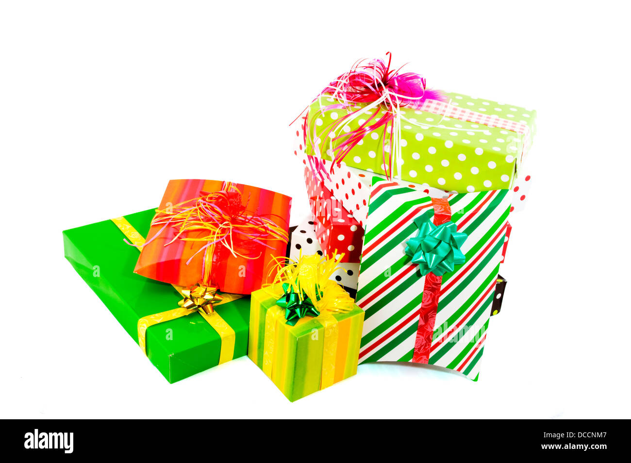 Luxury wrapped presents Stock Photo - Alamy