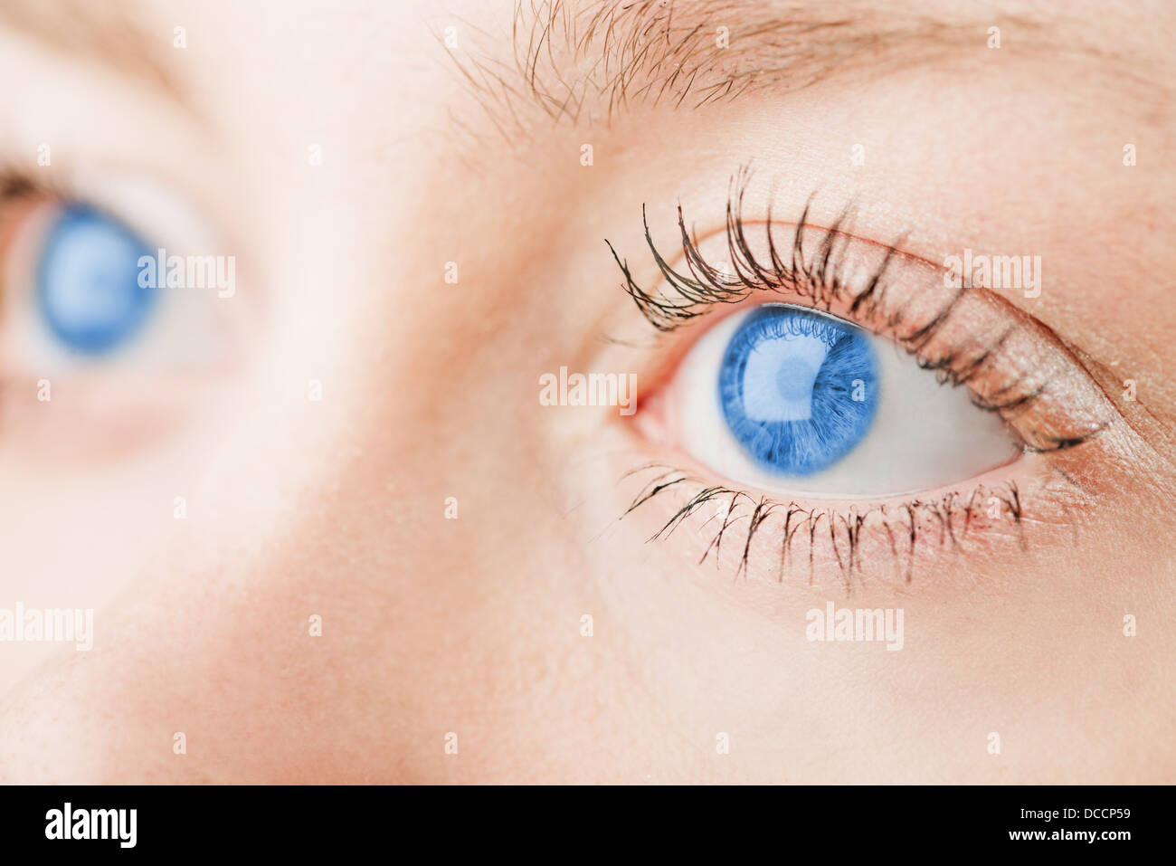 beautiful blue eyes Stock Photo - Alamy