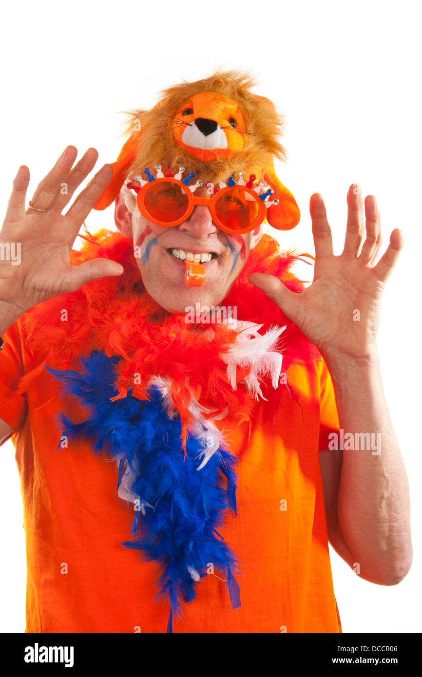 Funny Dutch supporter Stock Photo - Alamy