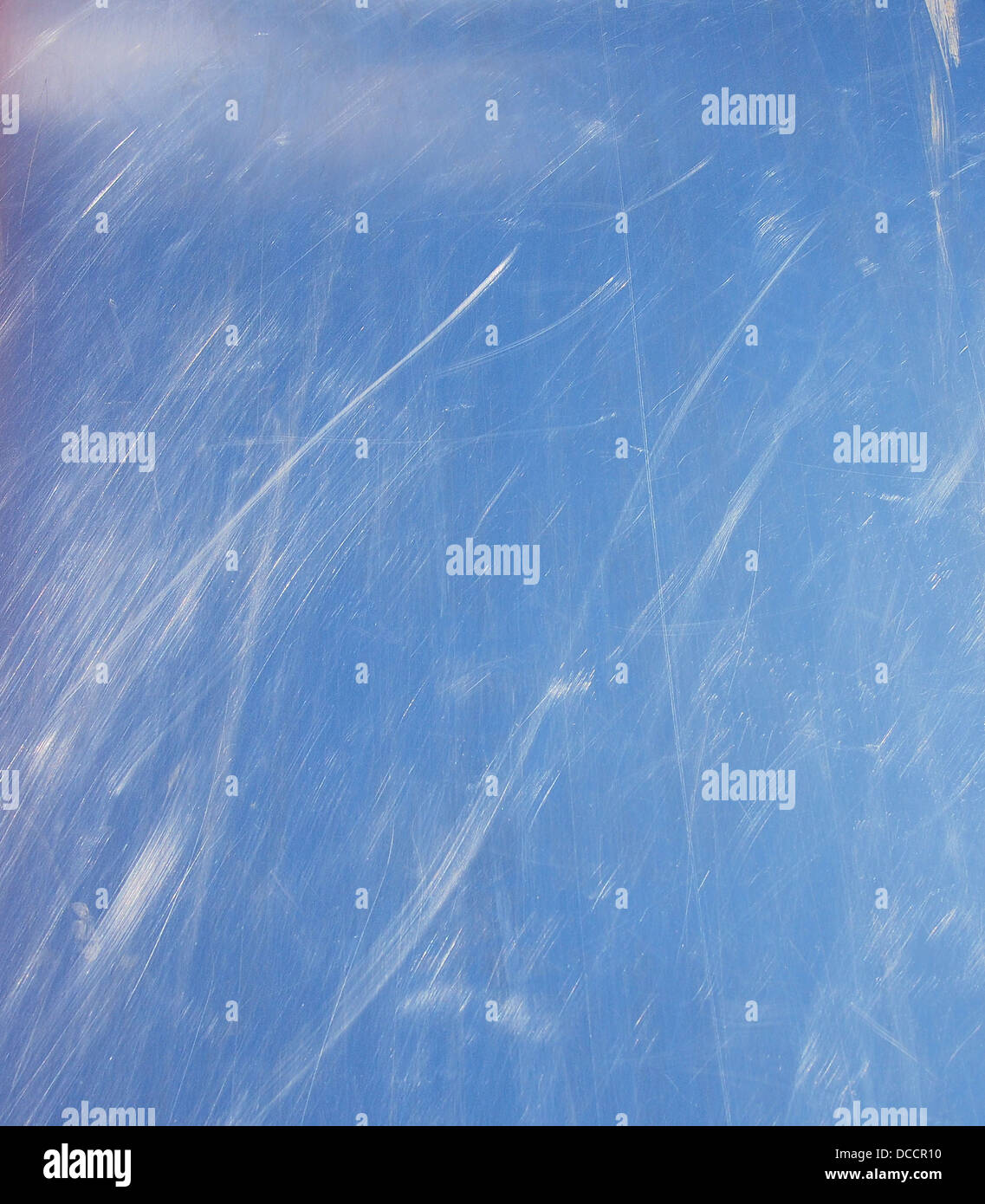 Scratched blue metal texture Stock Photo - Alamy