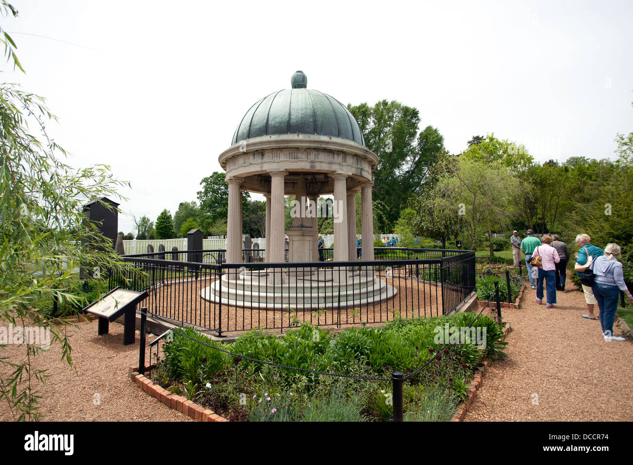 Tomb of President Andrew Jackson at the Hermitage in Nashville ...
