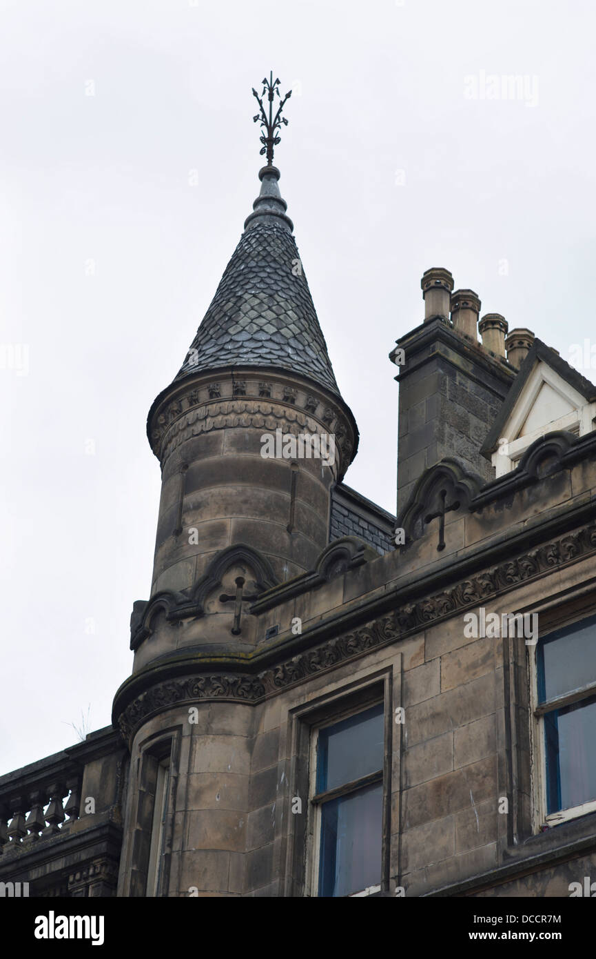 Inverness building detail within High Street next to the Caledonian ...