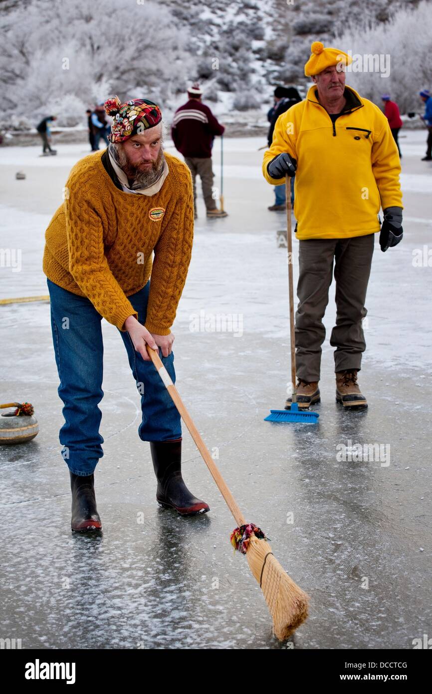 Curling Broom High Resolution Stock Photography and Images - Alamy