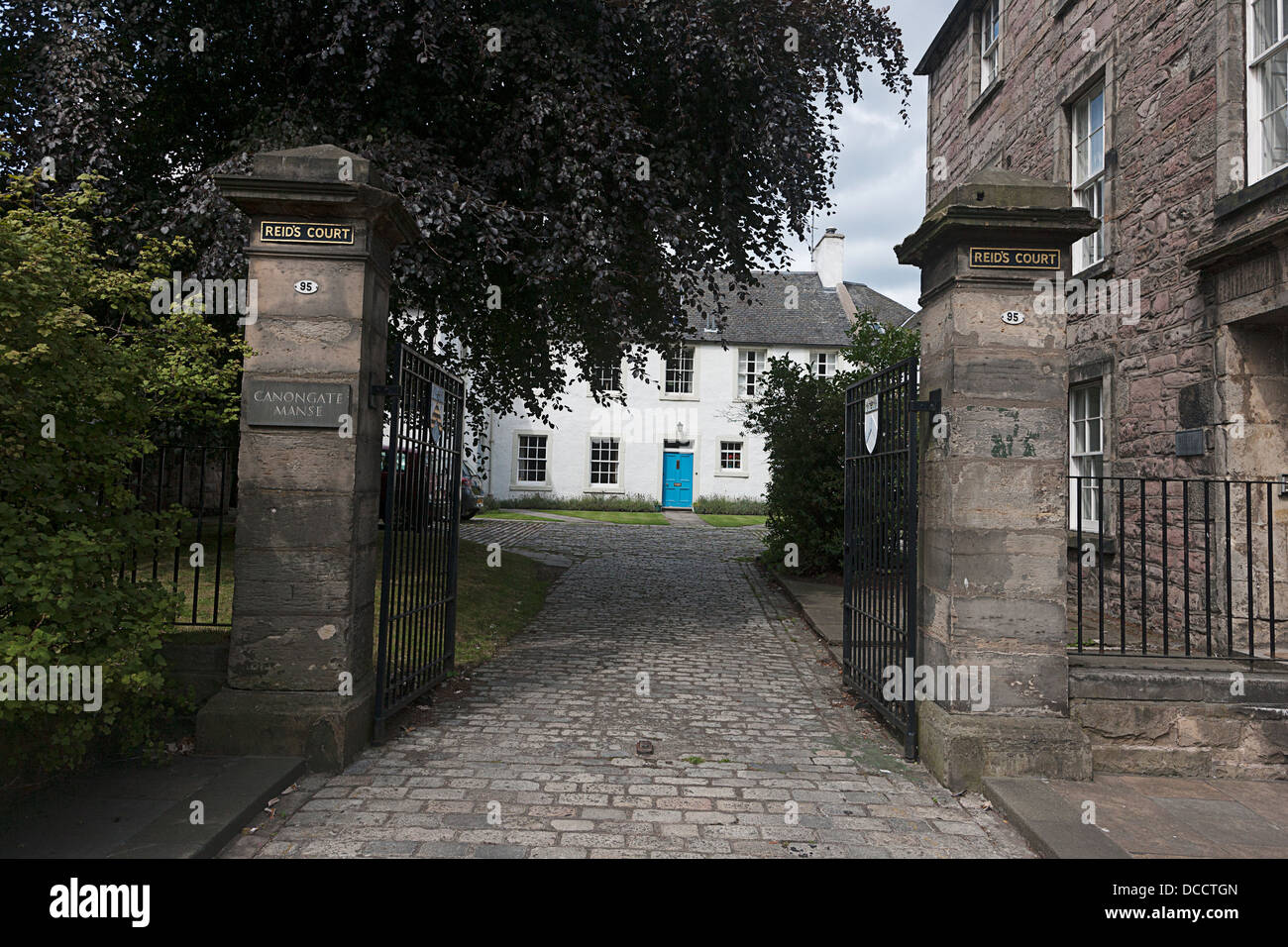 Manse. Canongate Edinburgh. late 18th century building Stock Photo - Alamy