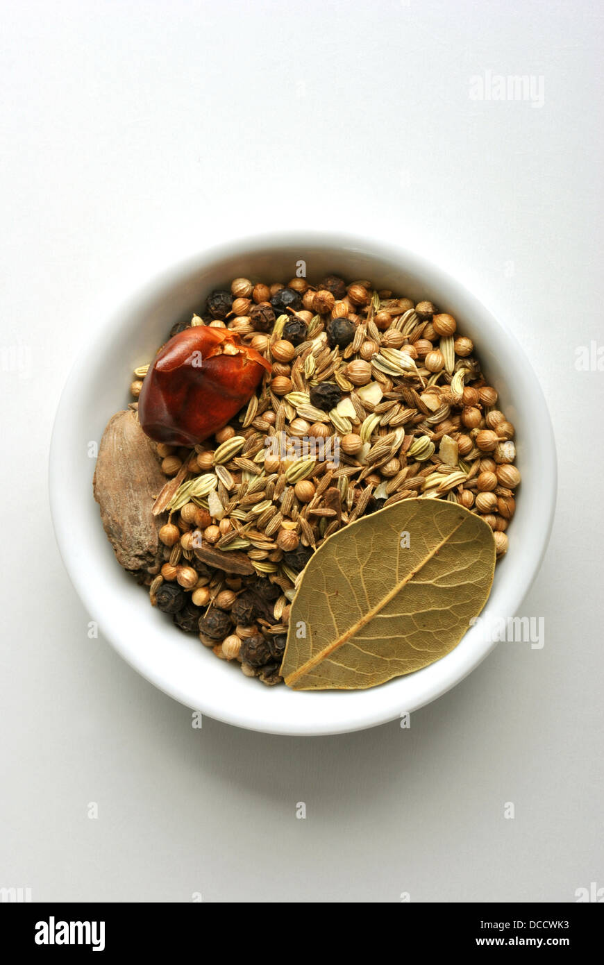 indian spice mix in a white bowl Stock Photo - Alamy