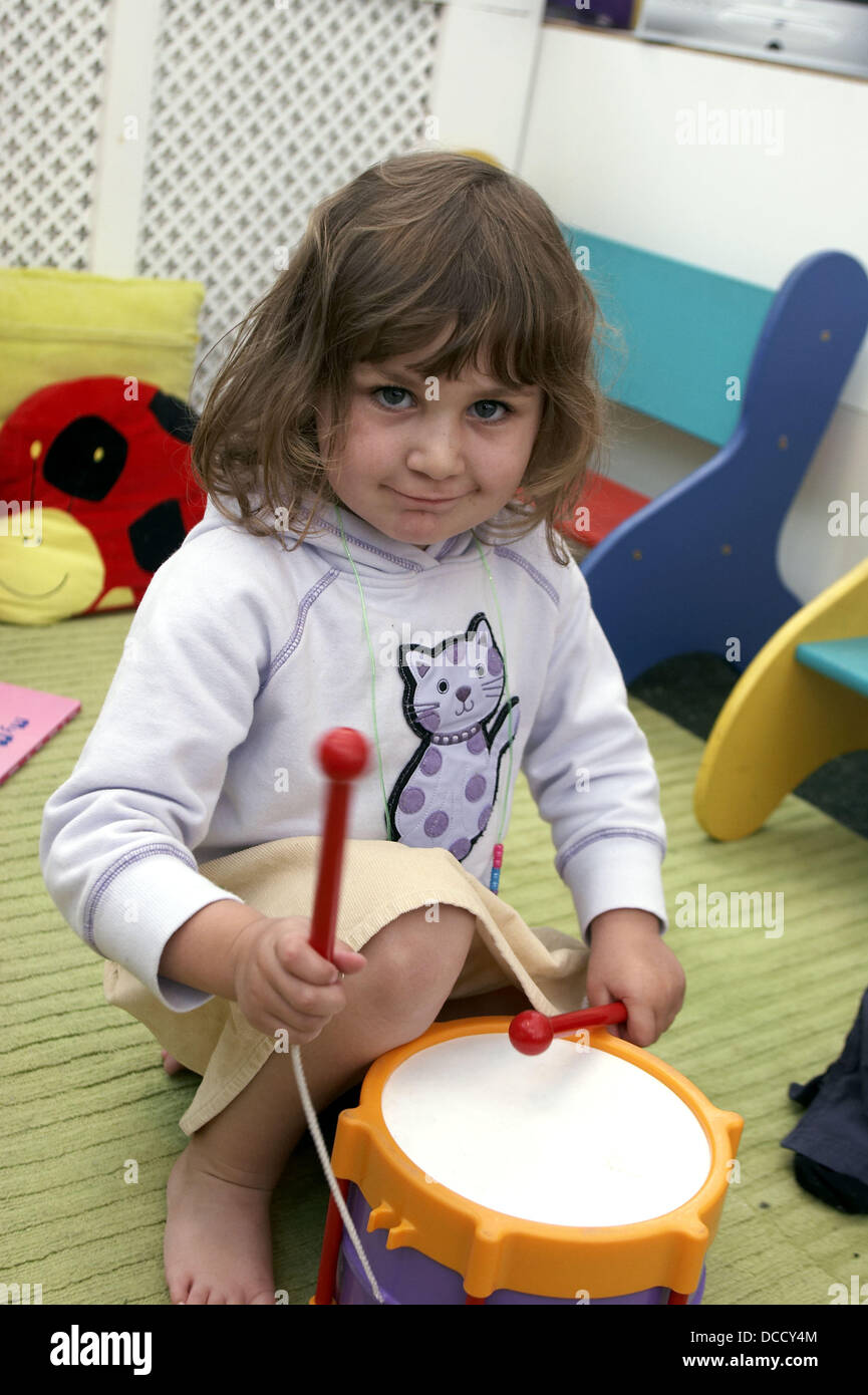 4 year old playing nursery hi-res stock photography and images - Alamy