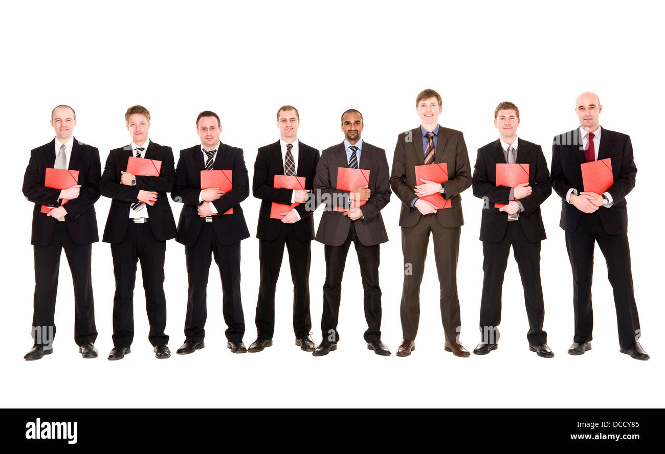 Group of people with documents Stock Photo - Alamy