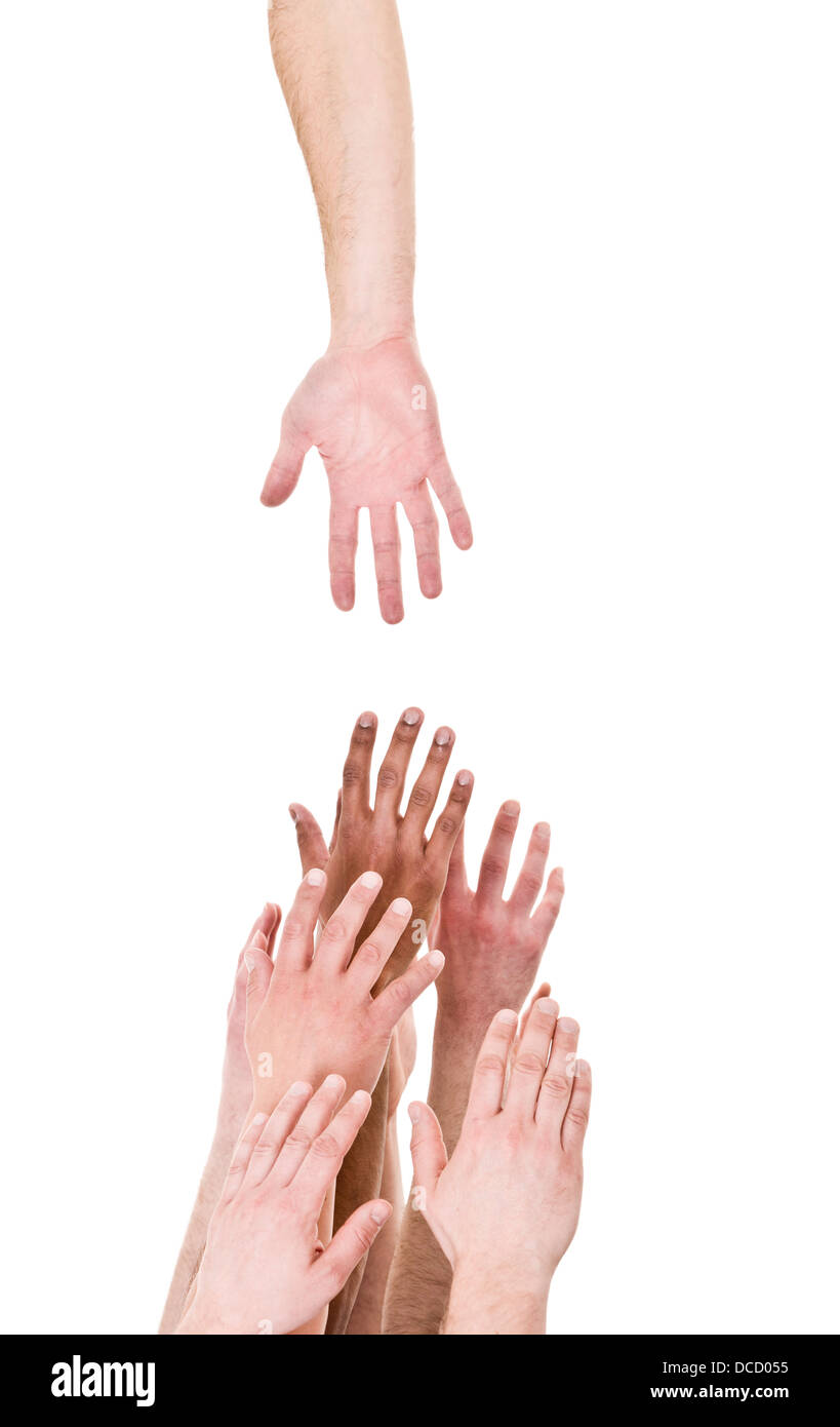 Helping hand tunnel hi-res stock photography and images - Alamy