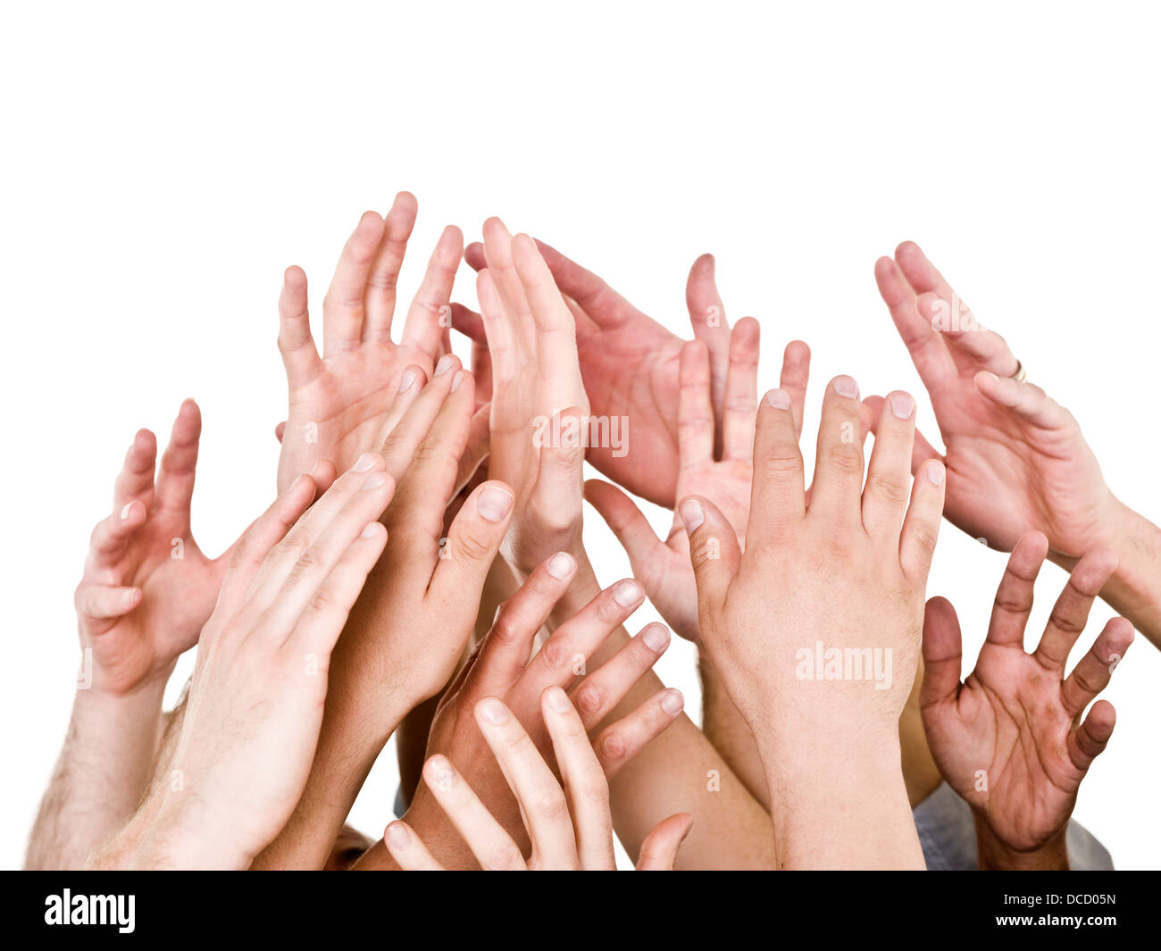 Human arms hands picking hi-res stock photography and images - Alamy