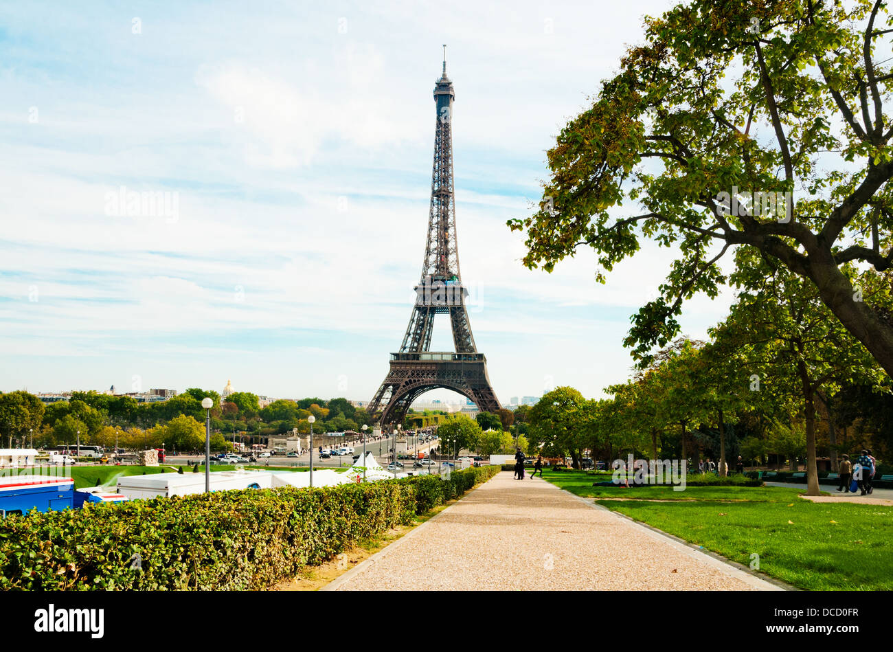 famous Eiffel Tower in Paris, France Stock Photo - Alamy