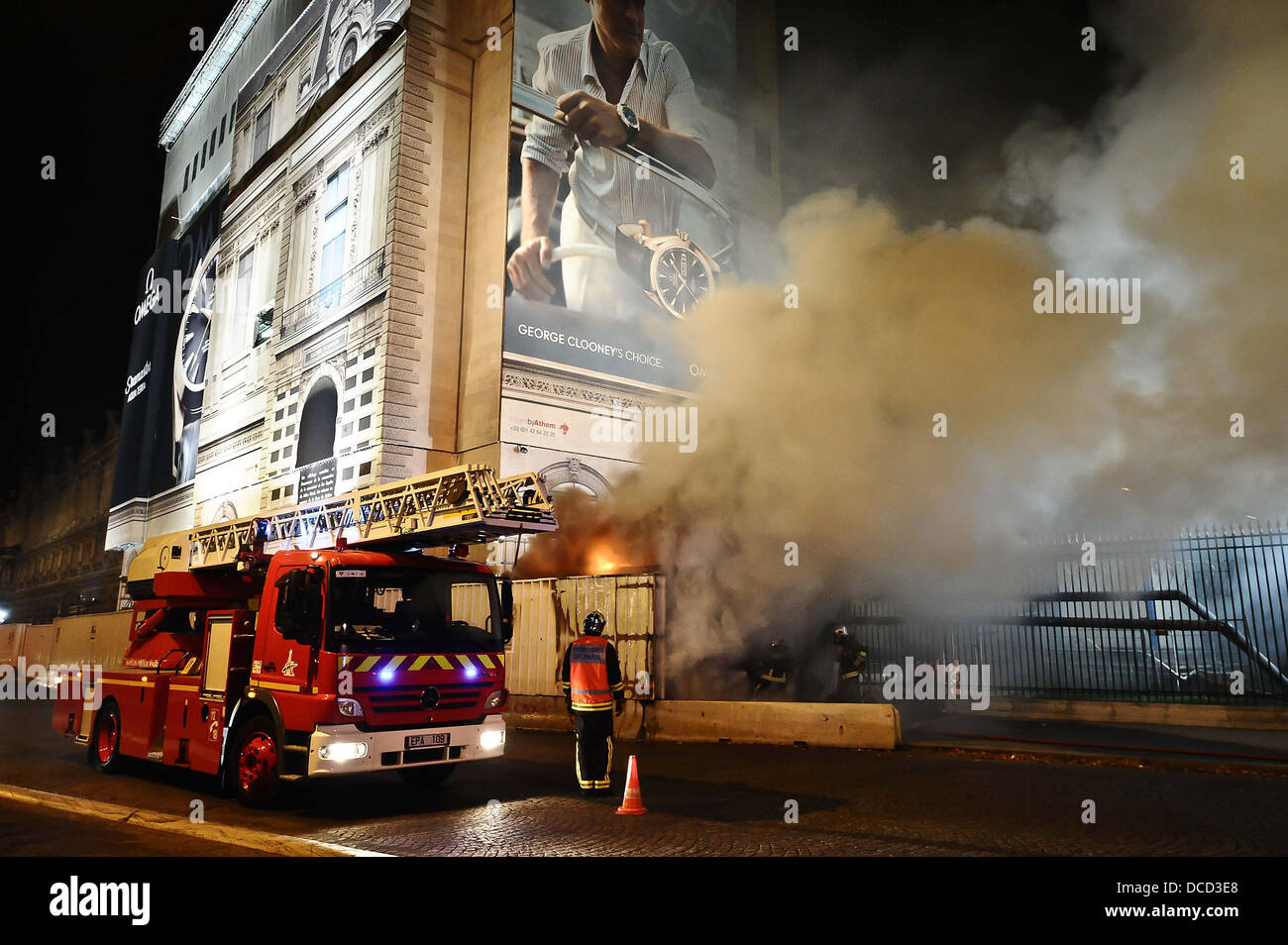 A fire broke out near the Louvre, the famous Paris museum which ...