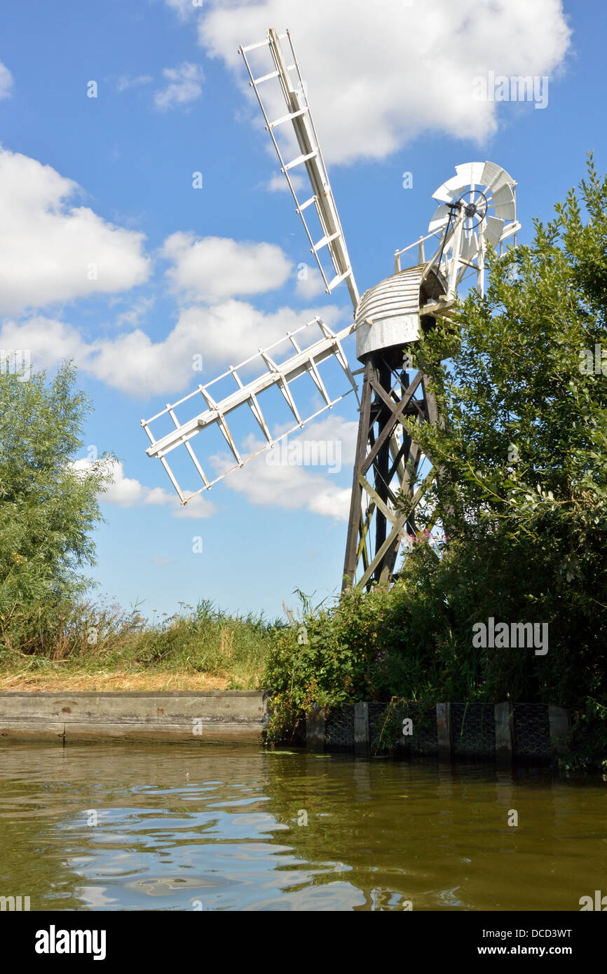 Boardman's Mill Windpump, How Hill, Norfolk, Broads National Park Stock ...