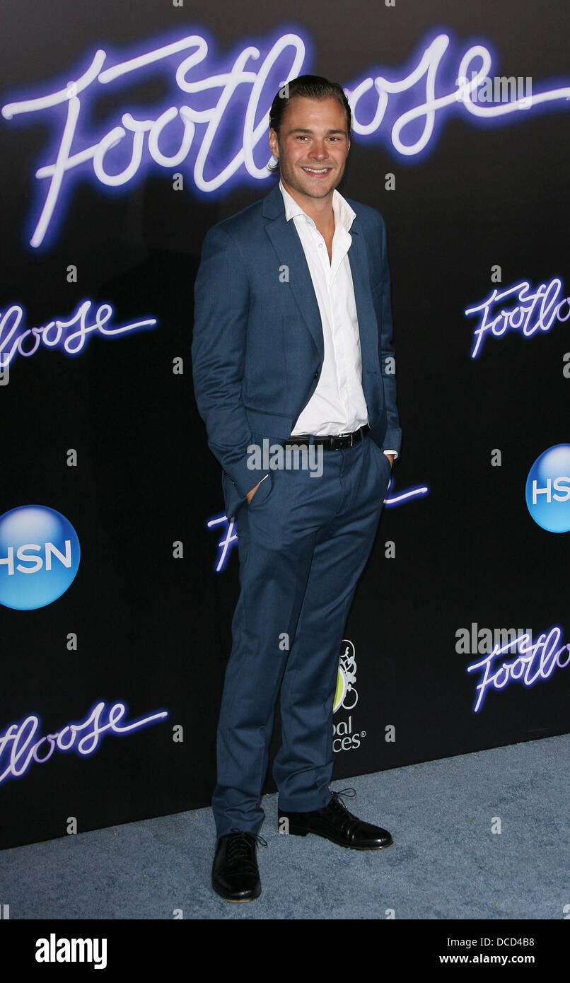 Patrick John Flueger Los Angeles Premiere of "Footloose" held at ...