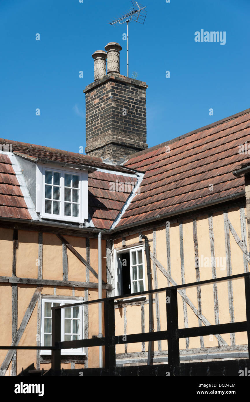 An old timbered building in Cambridge UK Stock Photo - Alamy