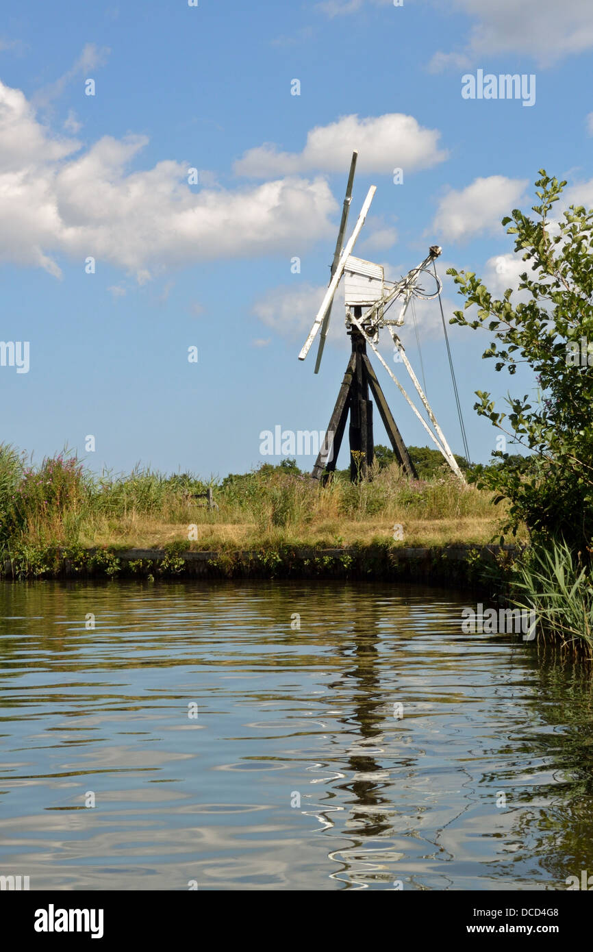 Clayrack Drainage Mill, How Hill, near Ludham, Norfolk, Broads National ...
