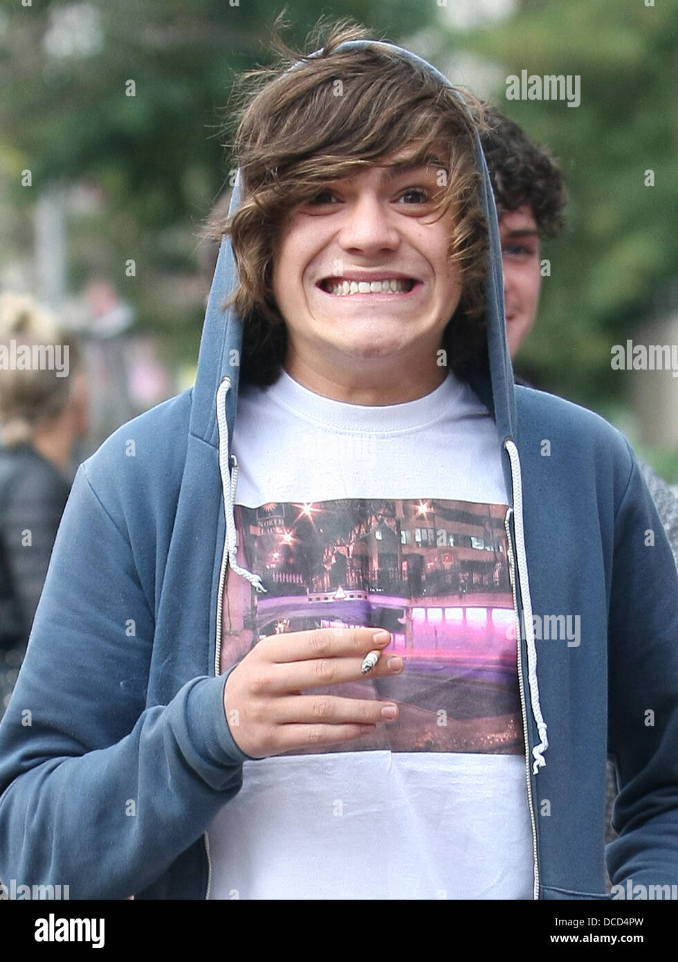 Frankie cocozza at the x factor studios london hi-res stock photography ...