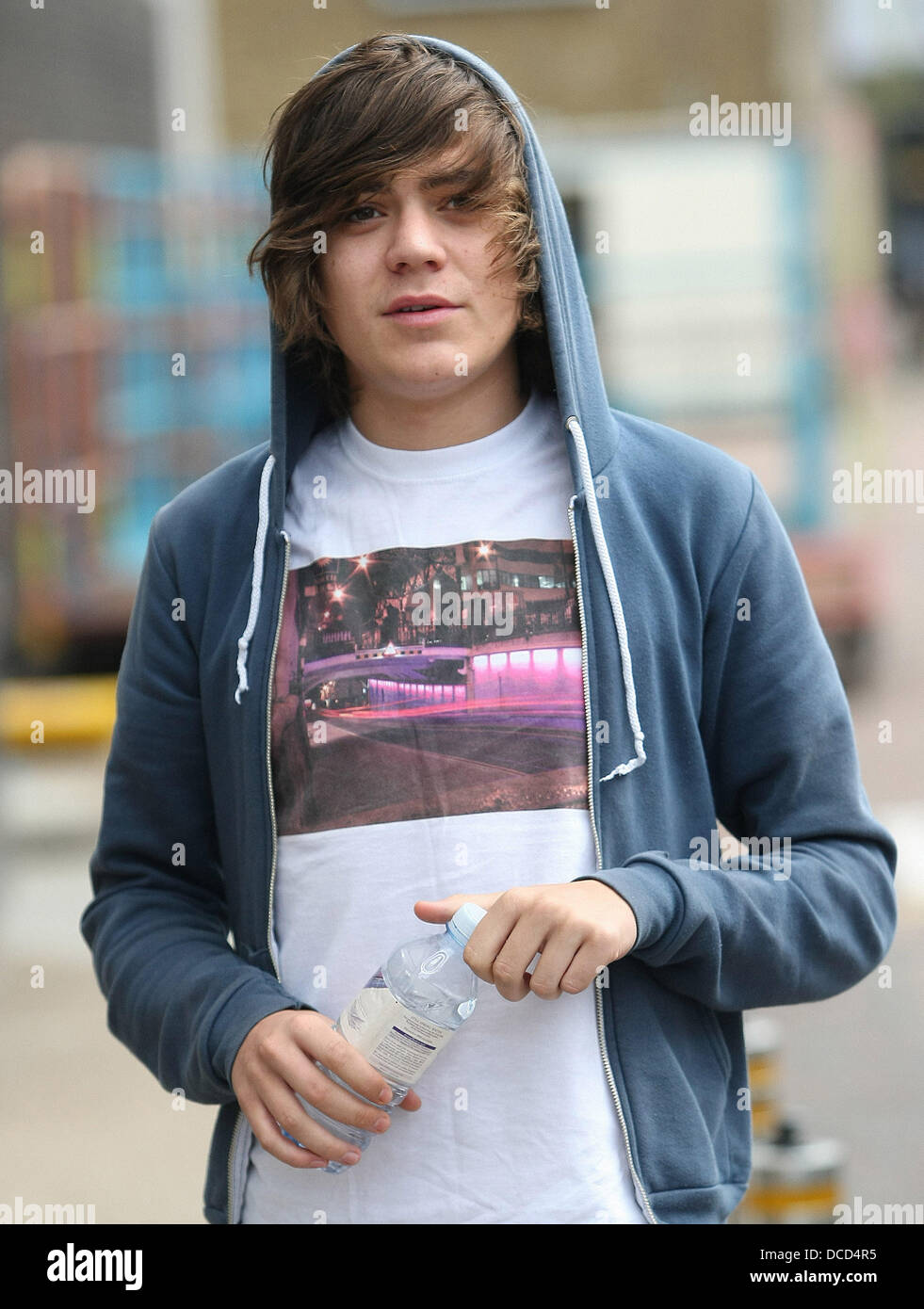 Frankie cocozza at the x factor studios london hi-res stock photography ...