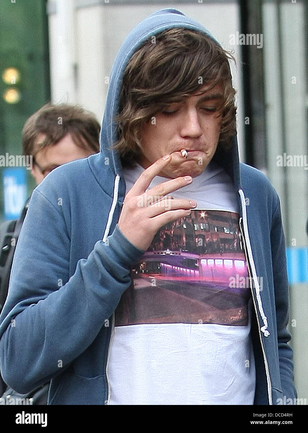 Frankie cocozza at the x factor studios london hi-res stock photography ...