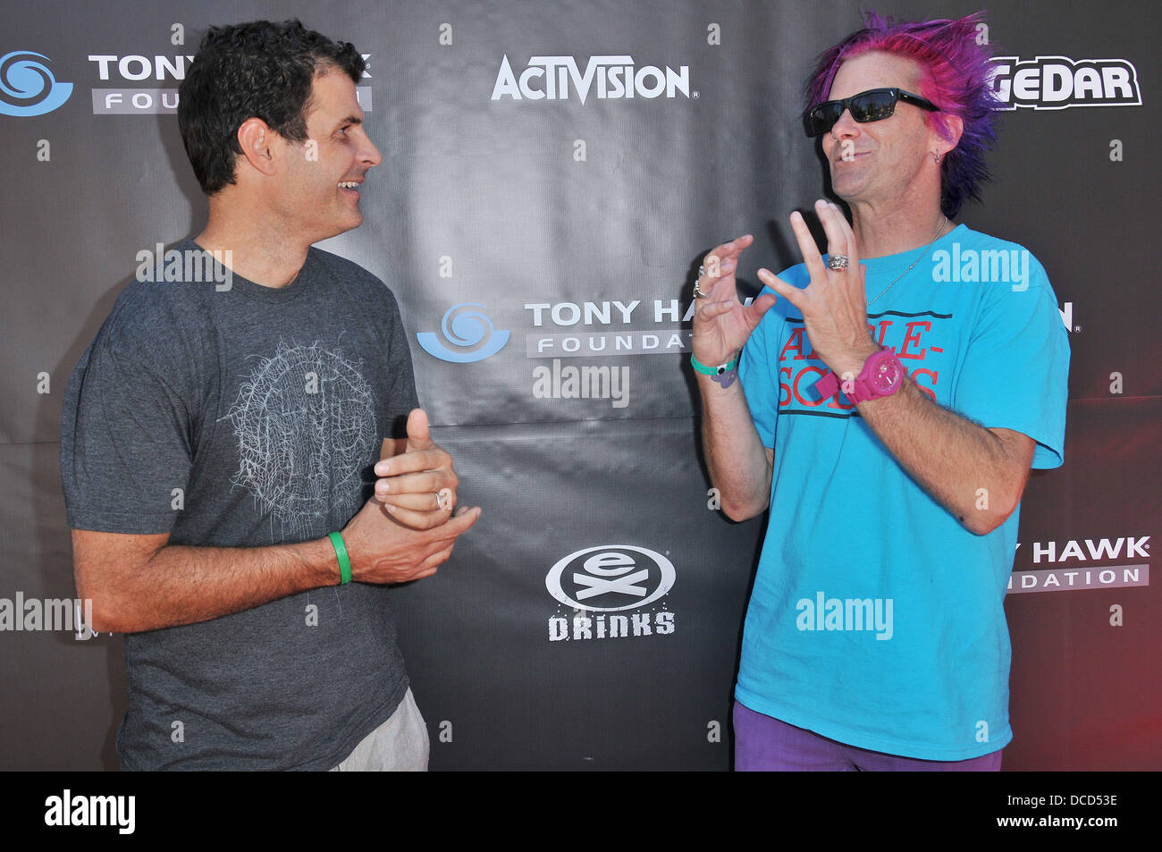 Professional BMX rider Matt Hoffman & Pro Skateboarder Kevin Staad Tony ...