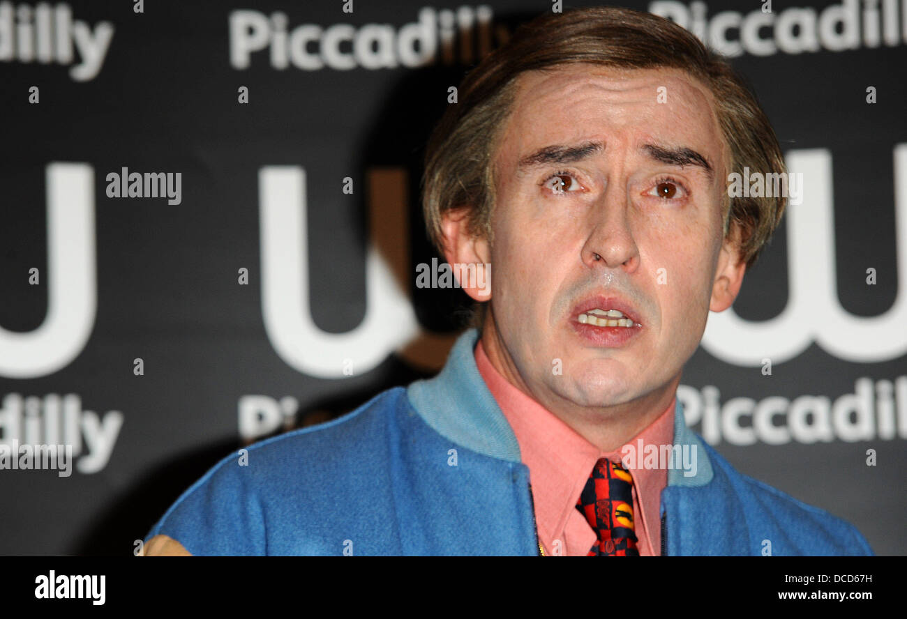 Steve Coogan aka Alan Partridge at a book signing at Waterstone's ...