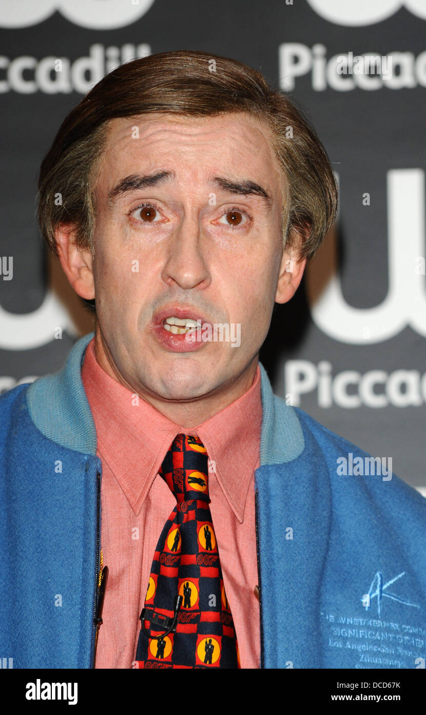 Steve Coogan aka Alan Partridge at a book signing at Waterstone's ...