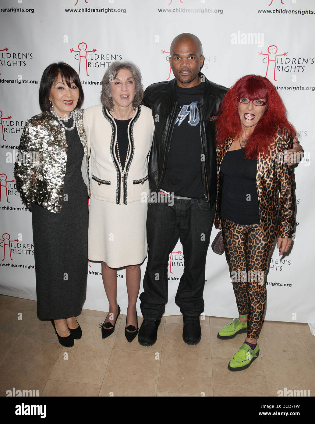 Cathy Hardwick (L) and Executive Director of Children's Rights Marcia ...